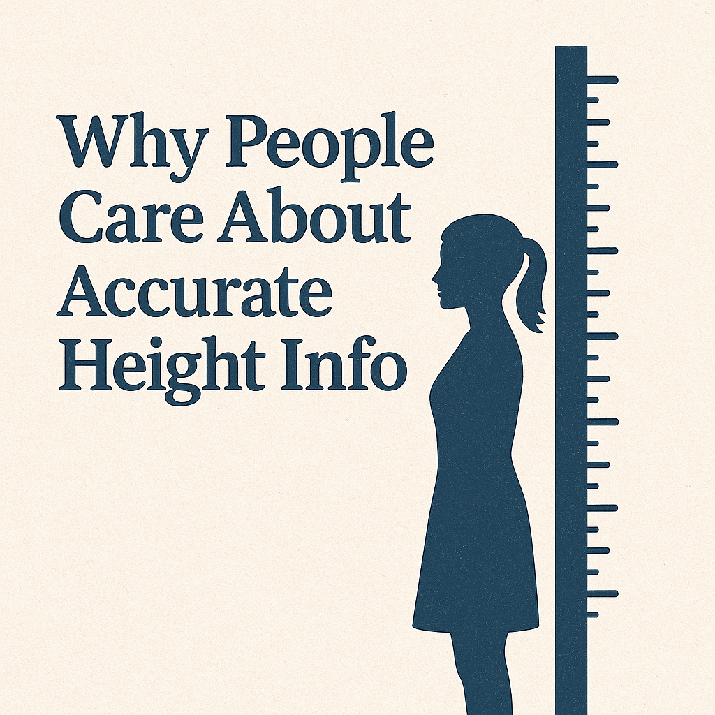 Accurate Height Info: Why Fans Care About Celebrity Measurements